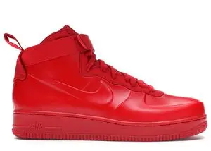 Nike Air Force 1 Foamposite Cup Sneakers - University Red/black