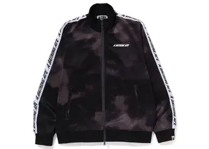 A BATHING APE Tie Dye Track Jacket - Grey