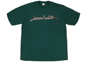 Supreme Fuck You Tee Shirt - Dark Green