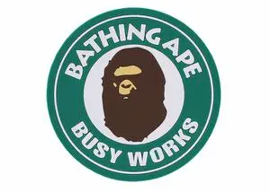 A BATHING APE Busy Works Rubber Coaster - Green