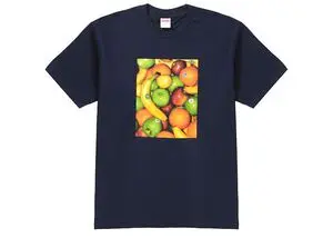 Supreme Fruit Tee Shirt - Navy Blue
