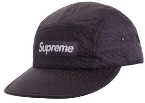 Supreme Geometric Ripstop Camp Cap - Purple