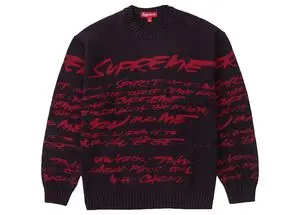 Supreme Futura Sweater - Navy Blue
