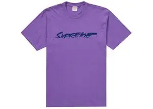 Supreme Futura Logo Tee Shirt - Purple