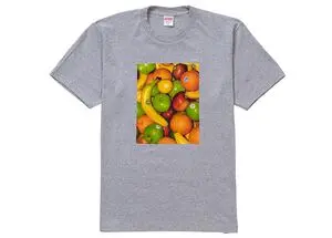 Supreme Fruit Tee Shirt - Heather Grey