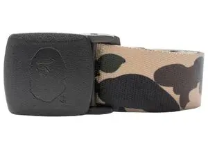 A BATHING APE 1st Camo Gi Belt - Yellow