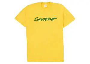 Supreme Futura Logo Tee Shirt - Yellow