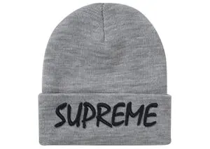 Supreme Ftp Beanie - Heather Grey
