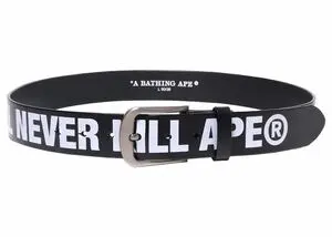 A BATHING APE Leather Belt