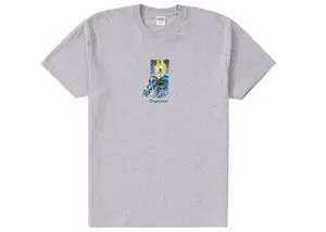 Supreme Ghost Rider Tee Shirt - Heather Grey