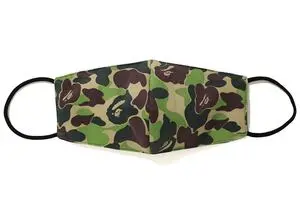 A BATHING APE Abc Camo Mask - Green