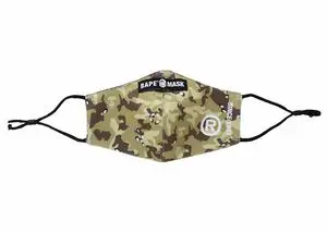 A BATHING APE Desert Camo Mask - Beige
