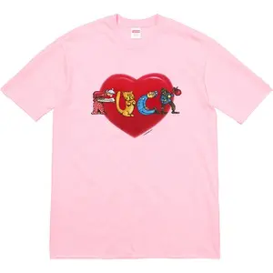 Supreme Fuck Love Tee Shirt - Light Pink