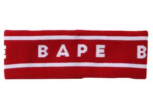 A BATHING APE Headband - Red