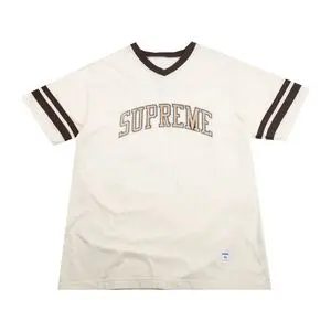 Supreme Glitter Arc Football Top - White