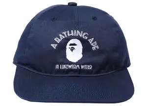 A BATHING APE Panel Cap - Navy Blue