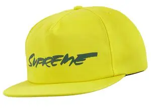 Supreme Futura Logo 5-panel Cap - Yellow