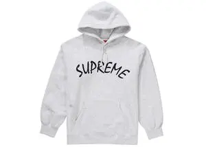 Supreme Ftp Arc Hooded Sweatshirt - Ash Grey