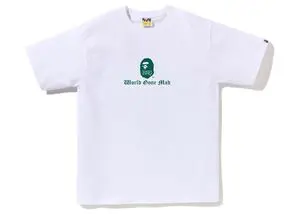 A BATHING APE Logo Tee Shirt - White