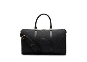 JORDAN Monogram Duffle Bag - Black