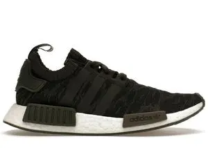 Adidas Nmd R1 Glitch Sneakers - Night Cargo/hi Res Green