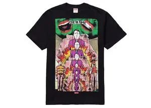 Supreme Gilbert & George Death Tee Shirt - Black