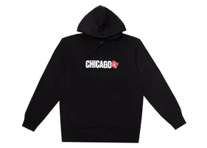 JORDAN Chicago City Pullover Hoodie - Black