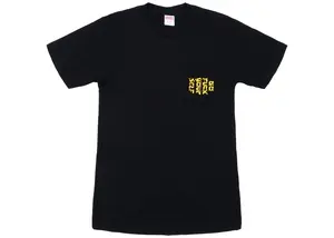 Supreme Go Fuck Yourself Pocket Tee Shirt - Black