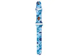 A BATHING APE Abc Camo Apple Watch Band - Blue