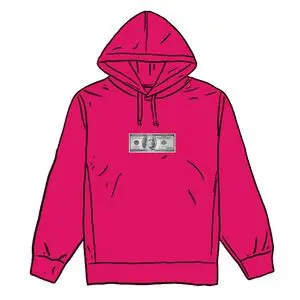 Supreme Franklin Hooded Sweatshirt - Fuchsia