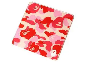 A BATHING APE Abc Camo Acrylic Plate - Pink