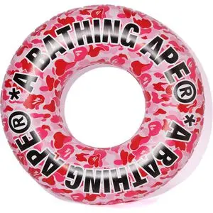 A BATHING APE Abc Beach Floating Tube - Pink