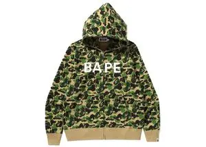 A BATHING APE Abc Camo Full Zip Hoodie