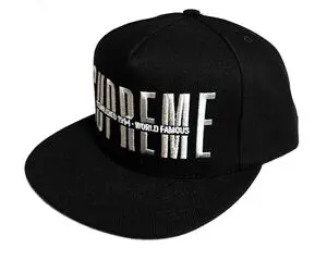 Supreme Global 5-panel Cap - Black