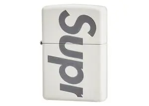 Supreme Glow In The Dark Zippo - White