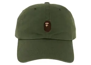 A BATHING APE Panel Cap - Olivedrab Green