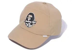 A BATHING APE Panel Cap - Beige