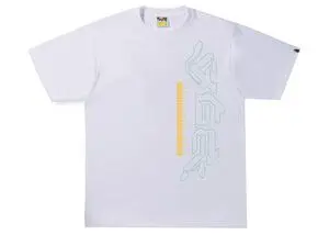 A BATHING APE Logo 2 Tee Shirt - White