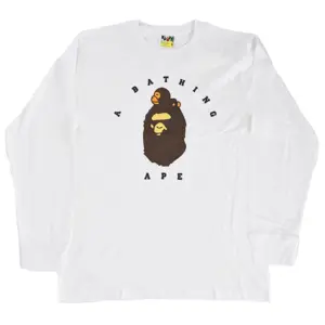 A BATHING APE New Year 2021 Premium Milo Longsleeve - White