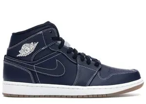 JORDAN 1 Retro Mid Re2pect - Obsidian/white/gum Light Brown