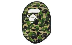 A BATHING APE Abc Camo Apehead Pillow