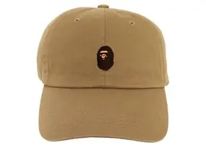 A BATHING APE One Point Panel Cap - Beige