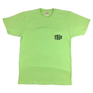 Supreme Go Fuck Yourself Pocket Tee Shirt - Lime