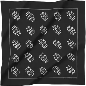 Supreme Go Fuck Yourself Bandana - Black