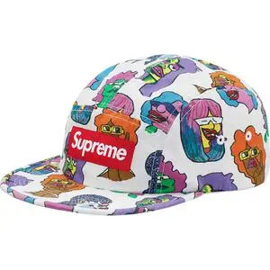 Supreme Gonz Heads Camp Cap - White