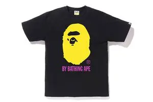BAPE Neon By Bathing Ape Tee Shirt Black/yellow