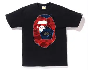 A BATHING APE Performance Camo Ape Head Tee Shirt