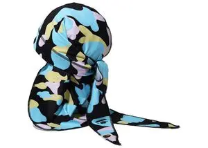 A BATHING APE Camo Durag - Black