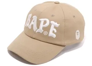 A BATHING APE Panel Cap - Beige