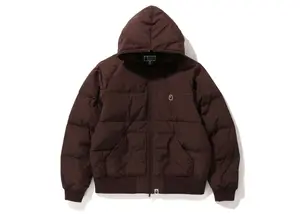 A BATHING APE One Point Hooded Down Jacket